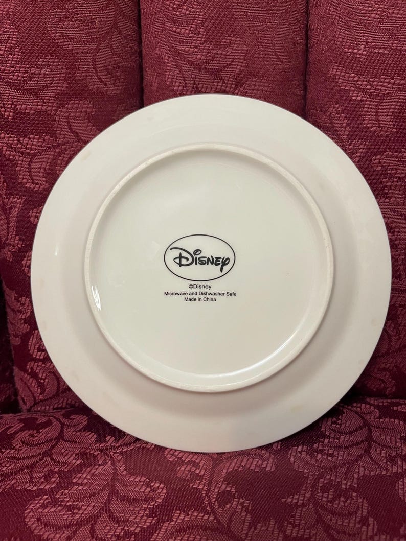 Vintage 1990 Walt Disney’s Ceramic Plate 7.5”diameter.microwave and ...