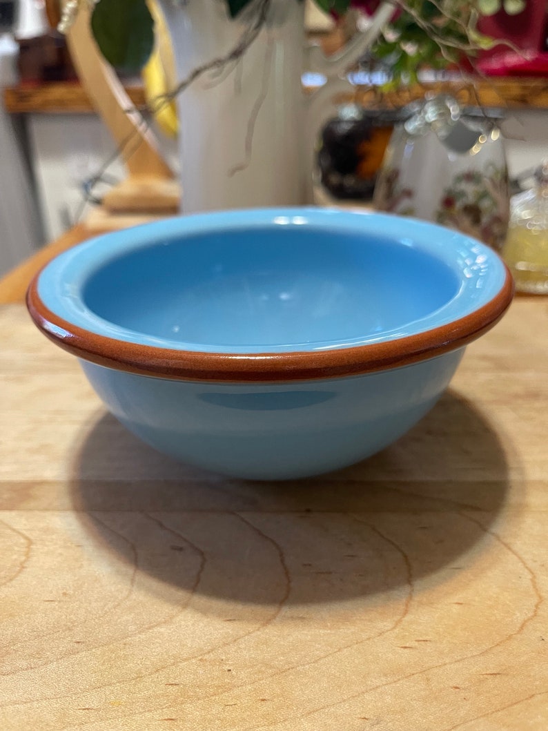 Vintage 1980 Val Do Sol Gorgeous Sky Blue Color Small Bowl.about ...
