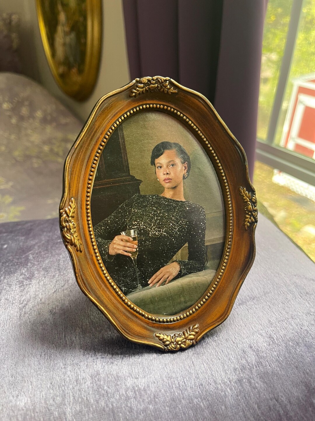 Vintage 1980’s Oval Picture/ Photo Frame 5”x 3”( Images)traditional ...
