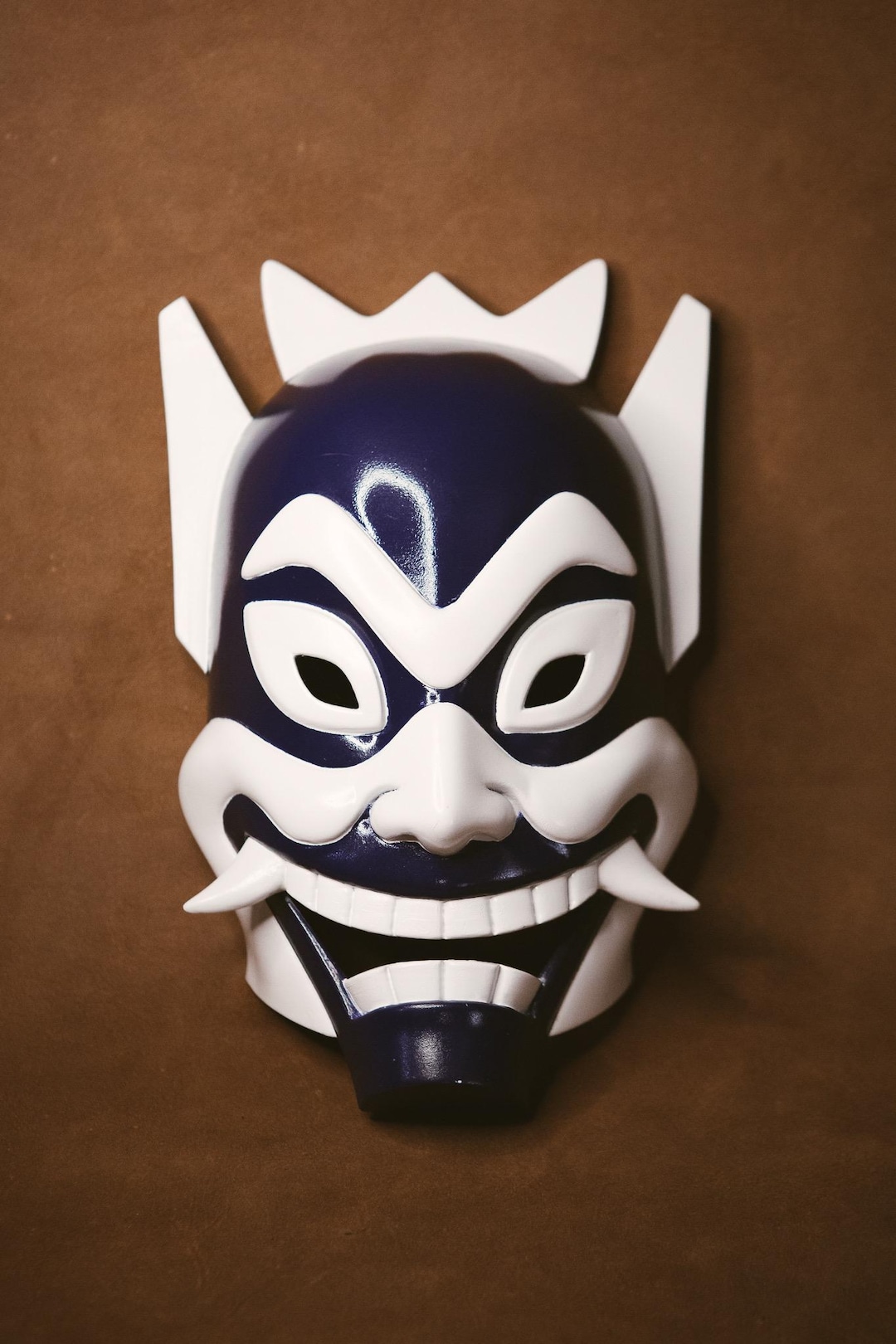 Blue Spirit Mask - Handpainted 3D Printed Wall Art, Collectible ...