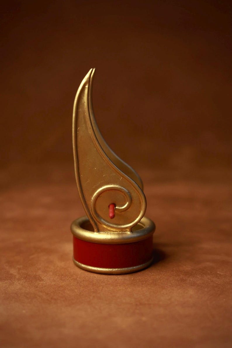 Fire Nation Royal Headpiece - Avatar Roku Inspired Cosplay Crown ...
