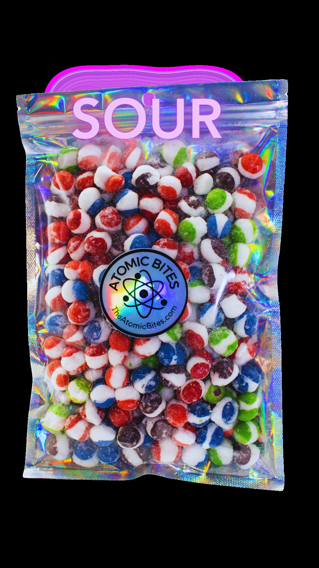 Freeze Dried Atomic Sour Wild Berry Rainbows - Etsy