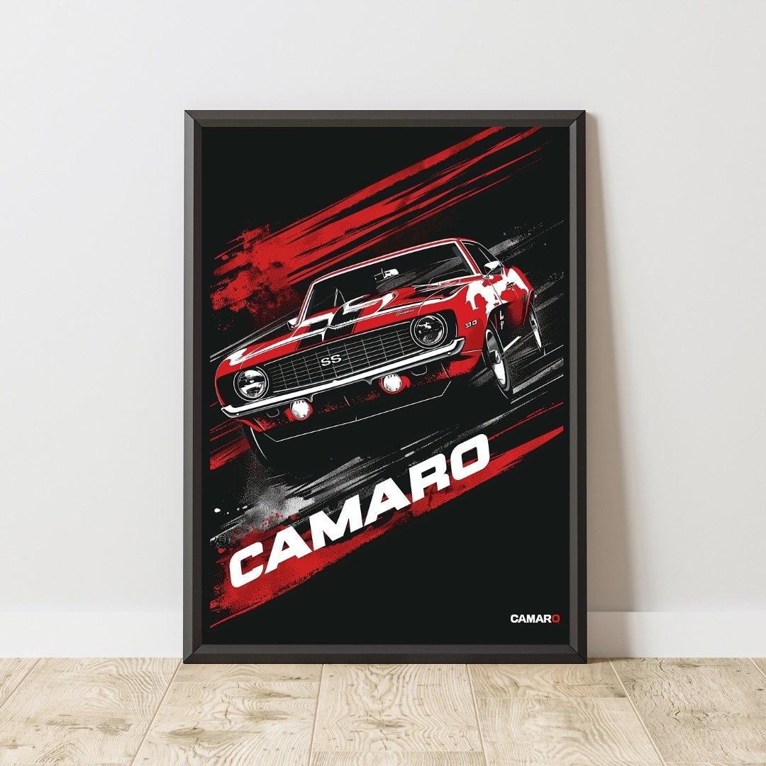 Chevrolet Camaro Poster, Chevrolet Camaro Print, Chevrolet Camaro Wall ...