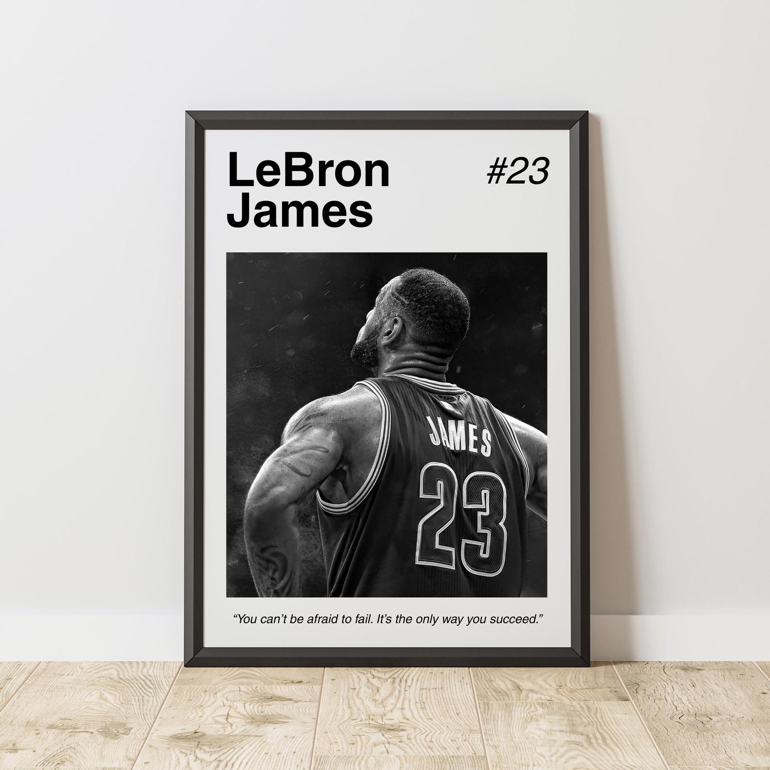 Lebron James Poster, Lebron James Print, Basketball Poster, Basketball ...
