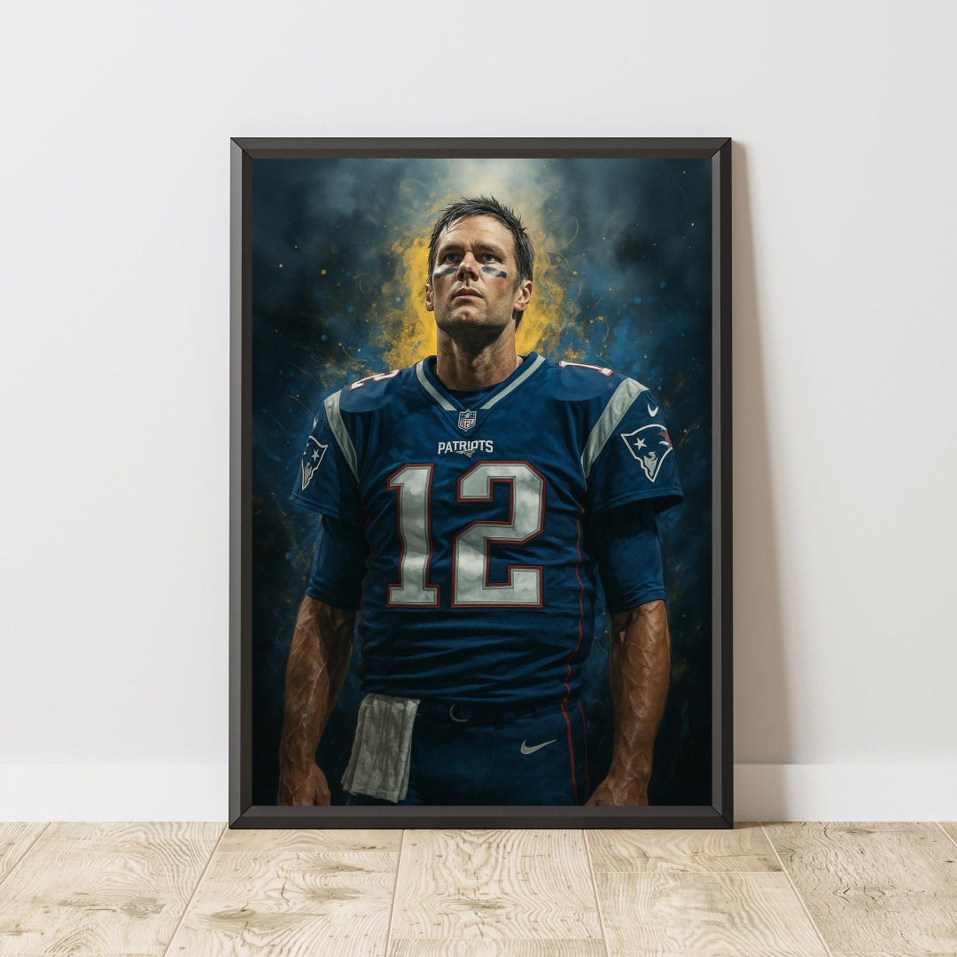 Football Poster, Football Print, Football Wall Art, NFL Wall Art, NFL ...