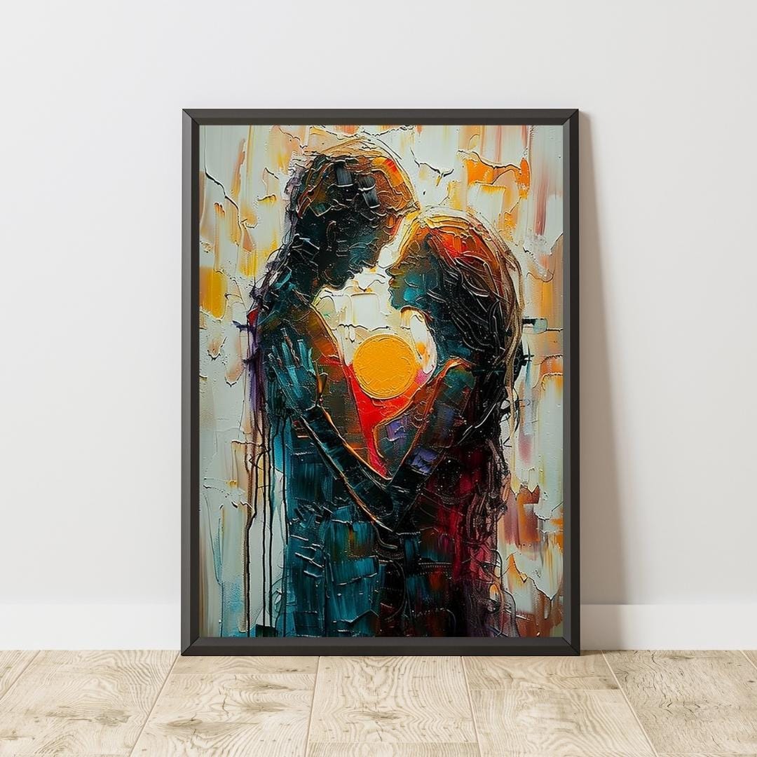 Couple Poster, Couple Print, Couple Wall Art, Love Poster, Love Wall ...