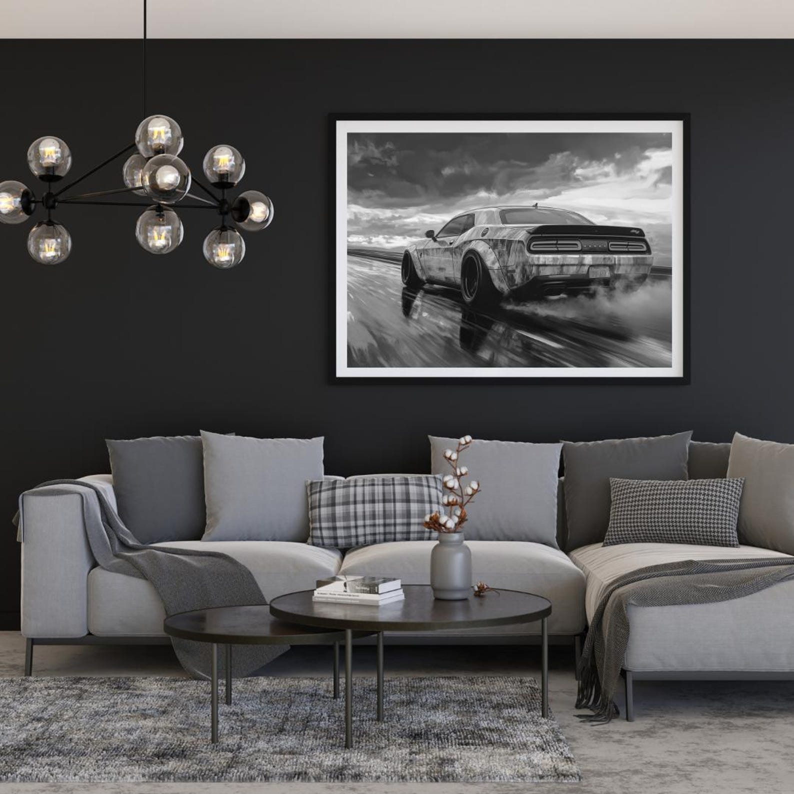 Dodge Challenger Poster, Dodge Challenger Print, Dodge Challenger Wall ...