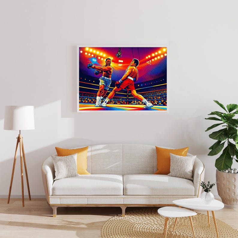 Muhammad Ali Poster, Muhammad Ali Print, Muhammad Ali Wall Art, Vintage ...