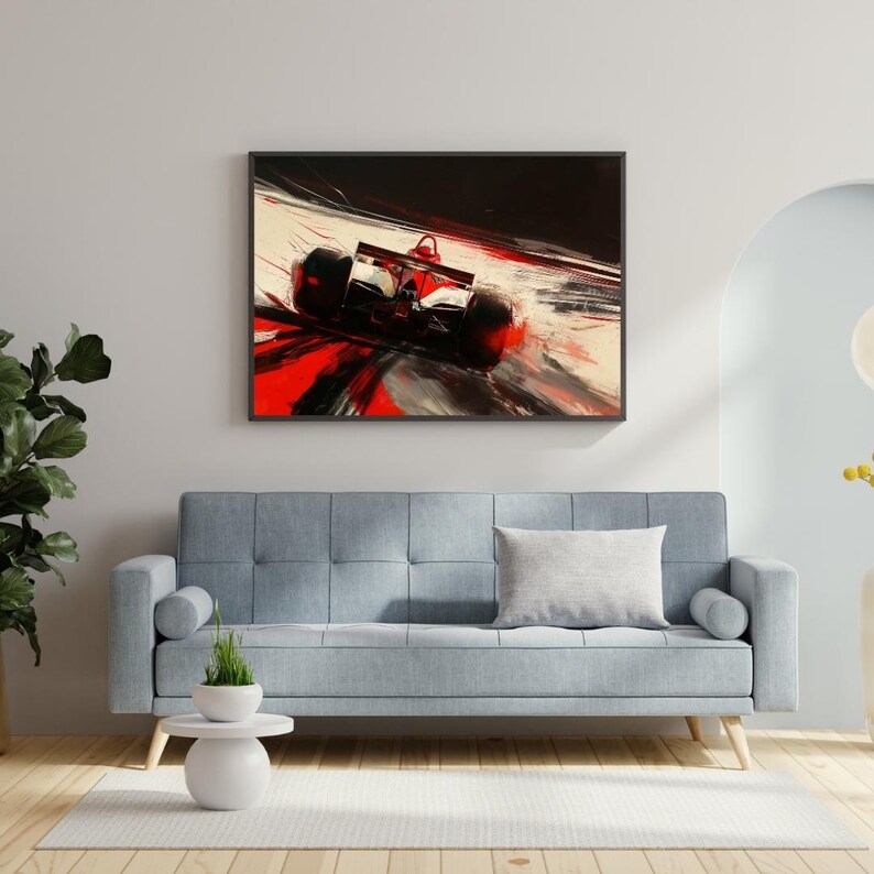Formula 1 Poster, Formula 1 Print, Formula 1 Wall Art, Formula One ...