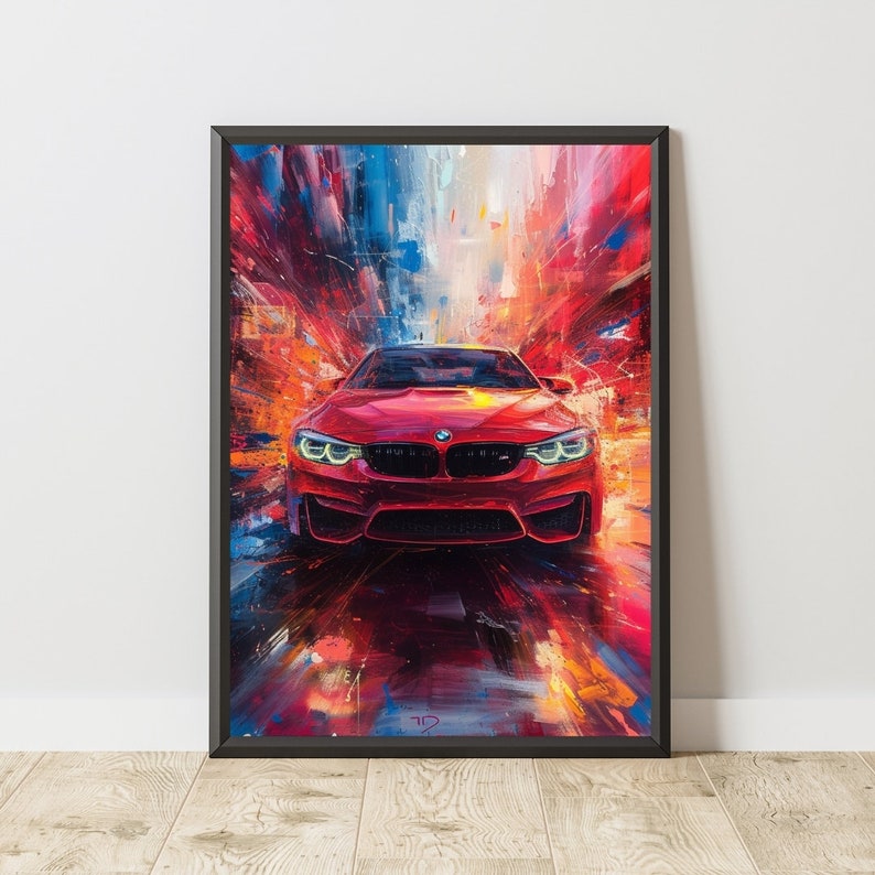 BMW Poster, BMW Print, BMW Wall Art, Sports Car Poster, Sports Car Print, Sports Car Wall Art ...