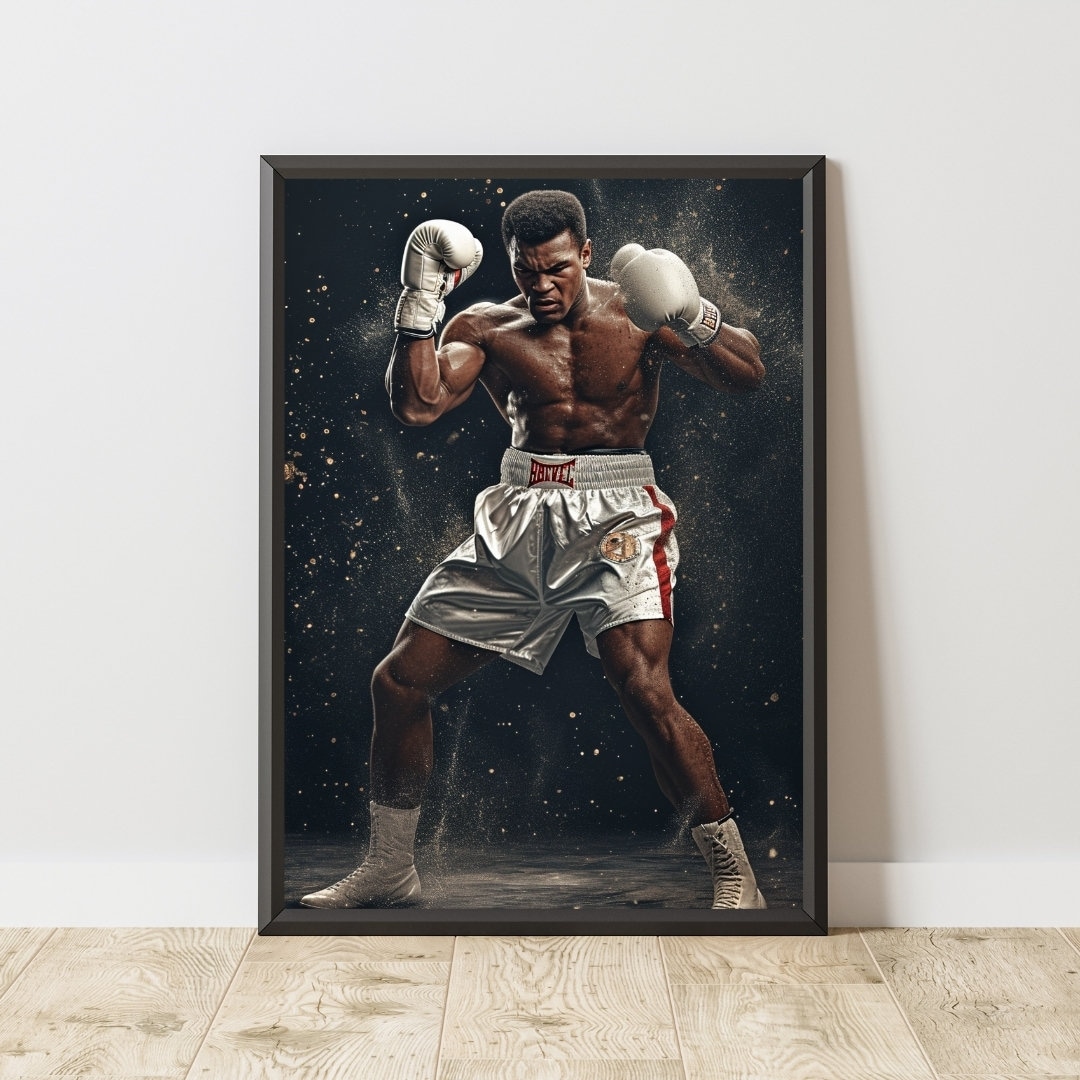 Muhammad Ali Poster, Muhammad Ali Print, Muhammad Ali Wall Art, Vintage ...