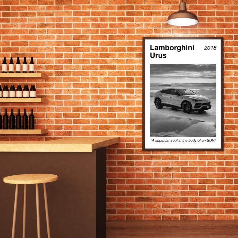 Lamborghini Poster, Lamborghini Print, Lamborghini Wall Art, Sports Car ...