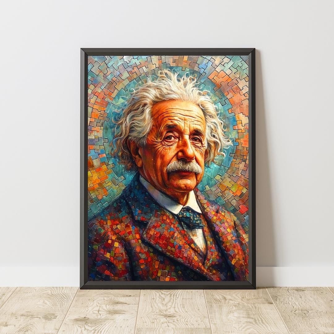 Albert Einstein Poster, Albert Einstein Print, Albert Einstein Wall Art ...