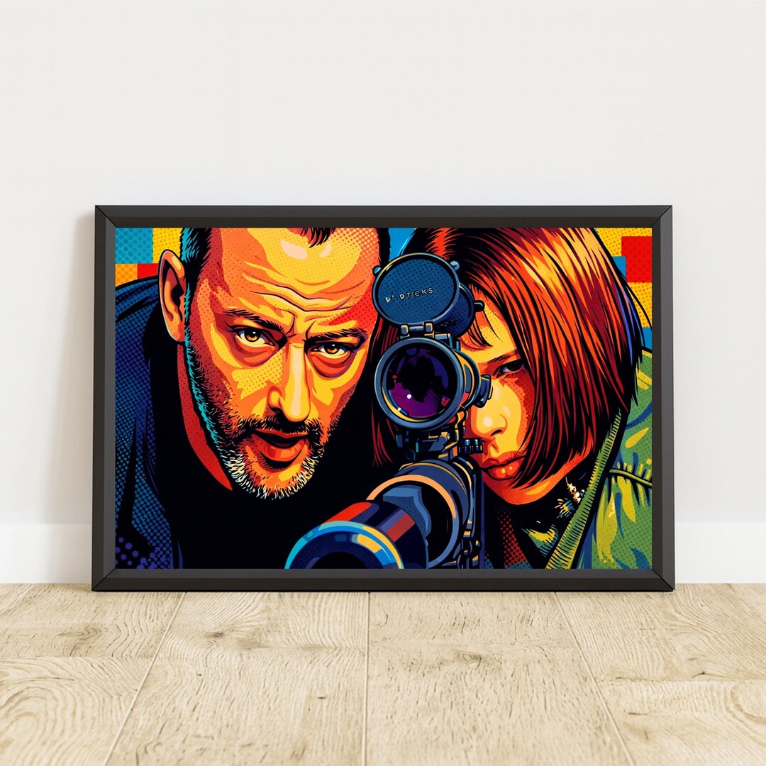 Léon Poster, Léon Print, Léon Wall Art, Léon the Professional, Movie ...