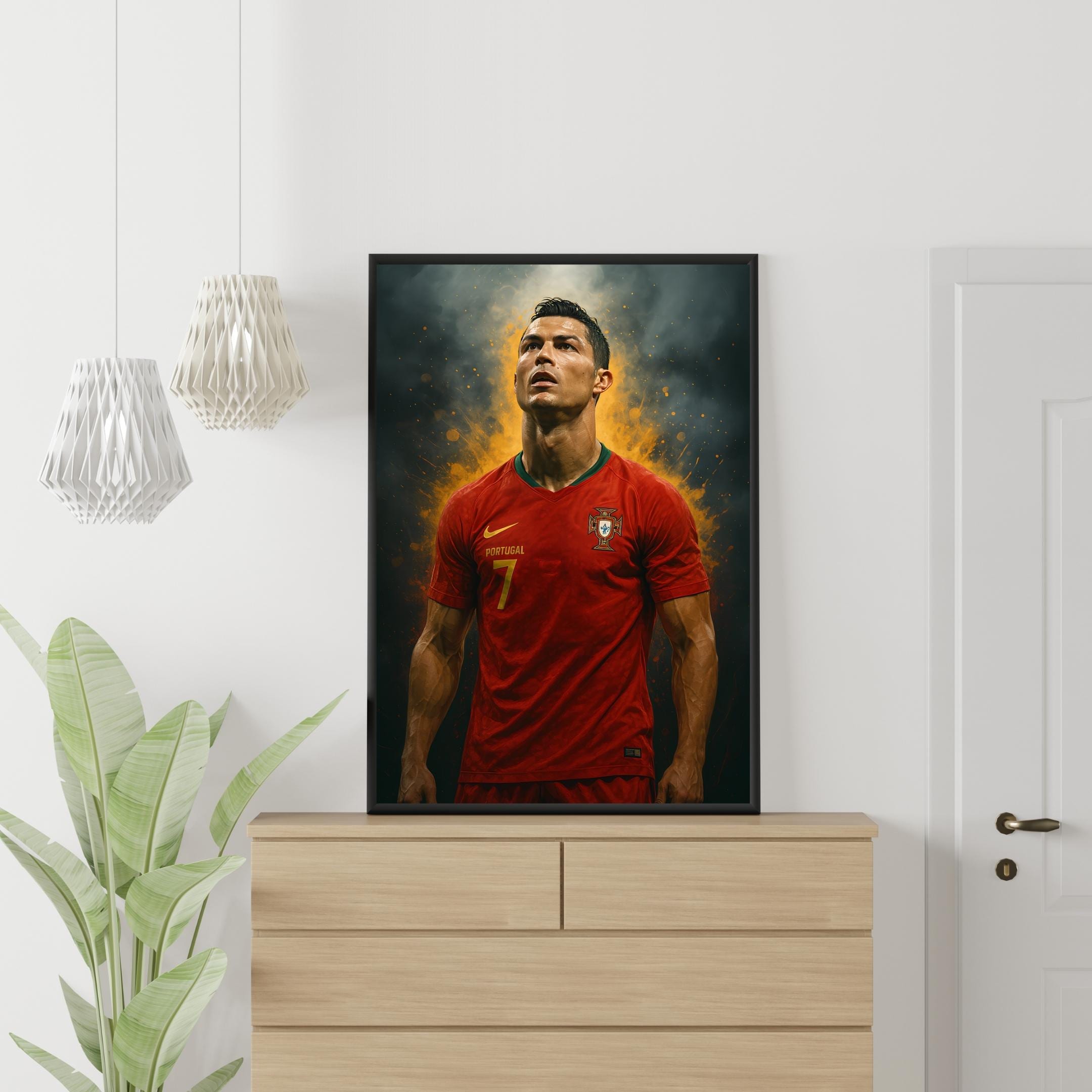 Cristiano Ronaldo Poster, Cristiano Ronaldo Print, Cristiano Ronaldo ...