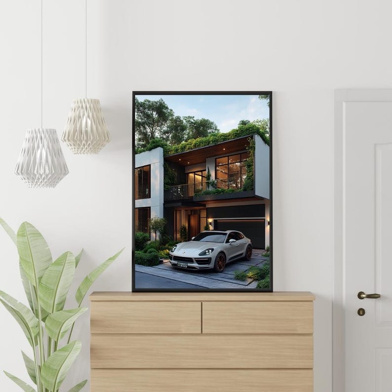 Porsche Macan Poster, Porsche Poster, Porsche Print, Porsche Wall Art ...