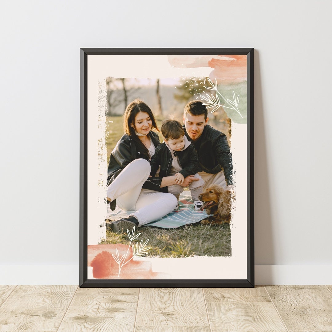 Personalized Family Poster, Custom Photo Collage, Family Photo Collage ...