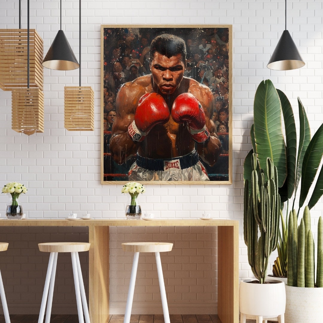 Muhammad Ali Poster, Muhammad Ali Print, Muhammad Ali Wall Art, Vintage ...