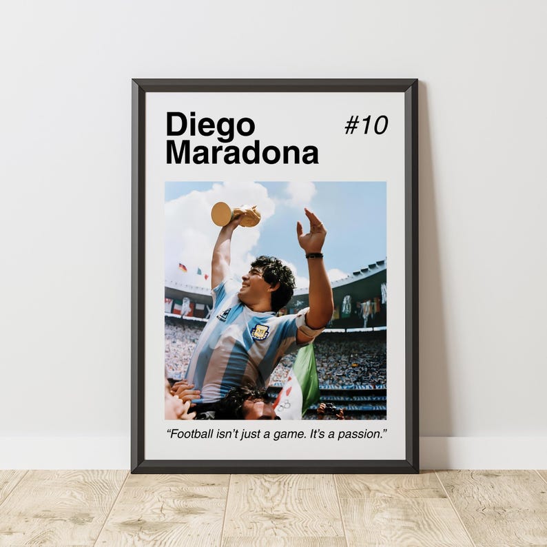 Soccer Poster, Soccer Print, Soccer Wall Art, Gift for Soccer Fan ...