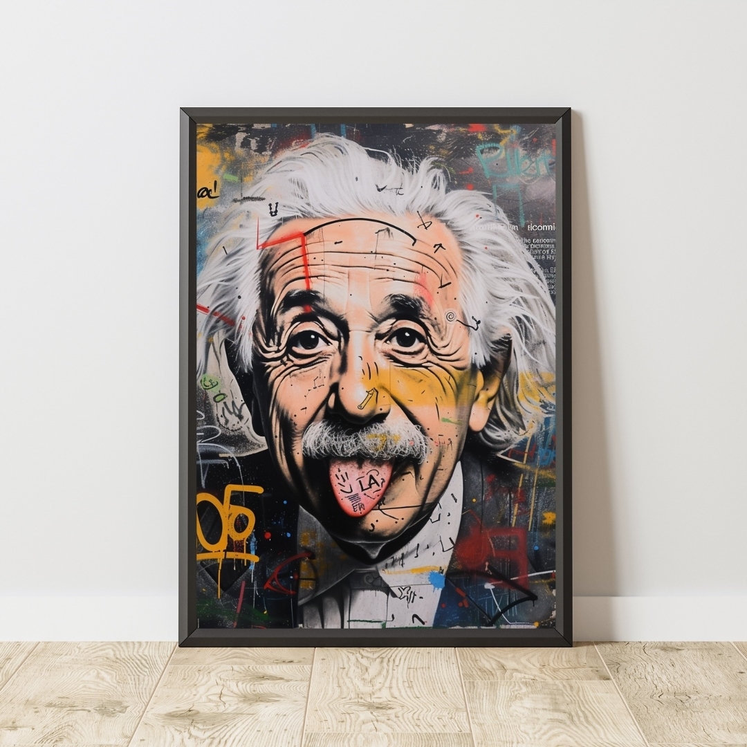 Albert Einstein Poster, Albert Einstein Print, Albert Einstein Wall Art ...