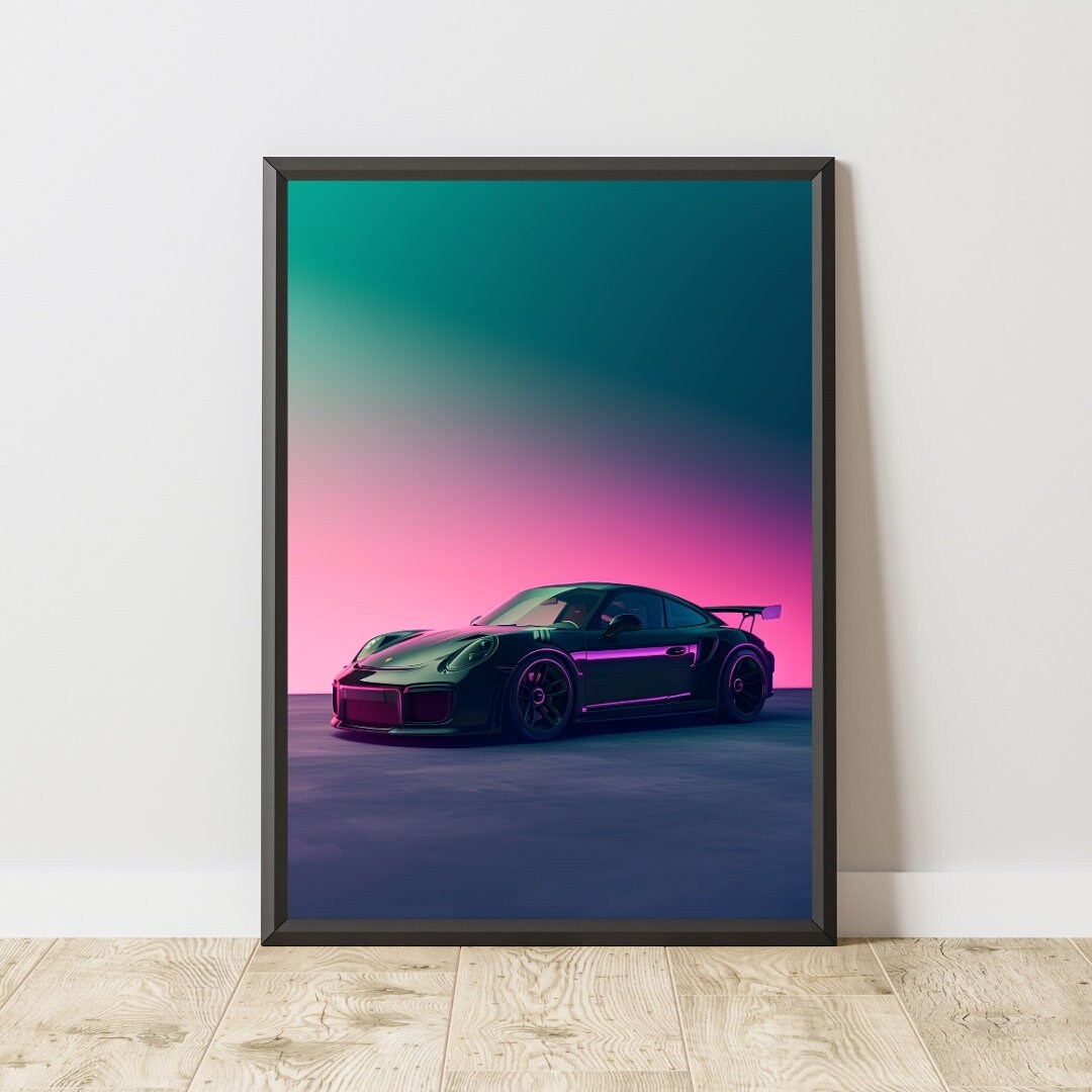 Porsche 911 Poster, Porsche 911 Print, Porsche Wall Art, Porsche Poster ...