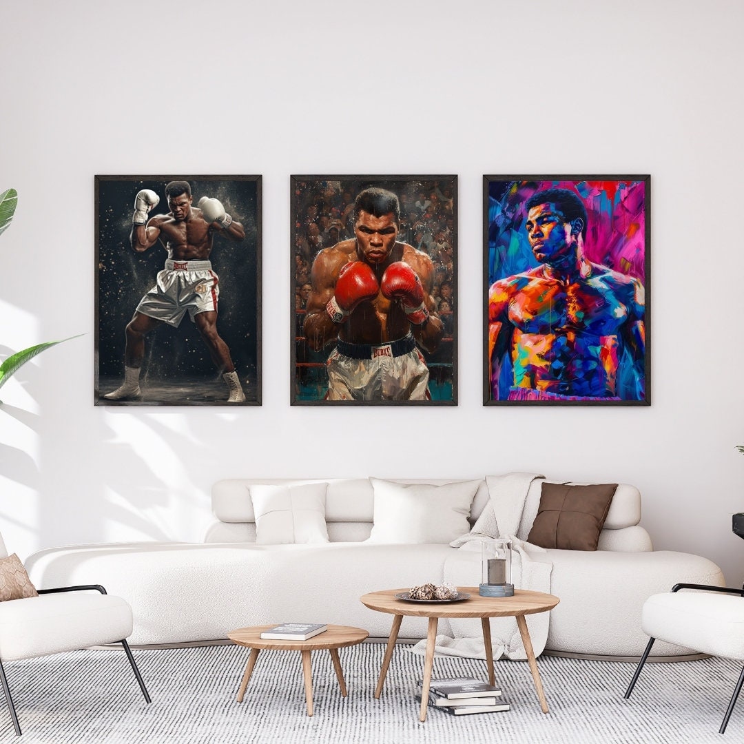 Muhammad Ali Poster, Muhammad Ali Print, Muhammad Ali Wall Art, Vintage ...
