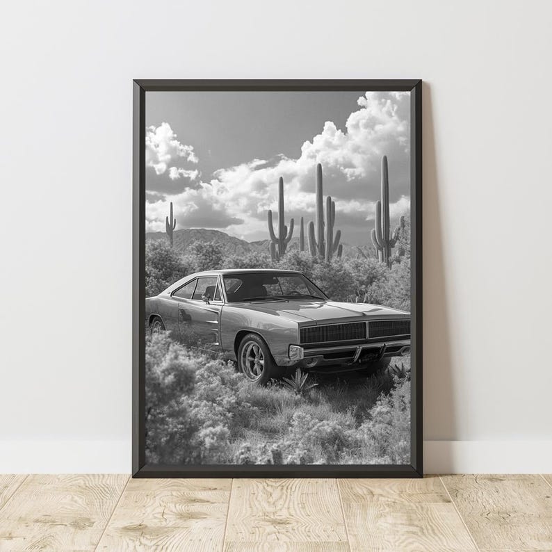 Dodge Charger Poster, Dodge Charger Print, Dodge Charger Wall Art ...