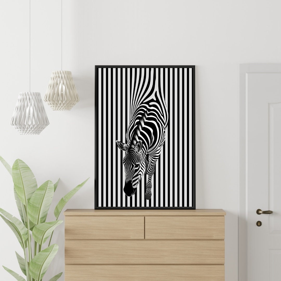 Zebra Poster, Zebra Print, Zebra Wall Art, Animal Poster, Animal Print ...