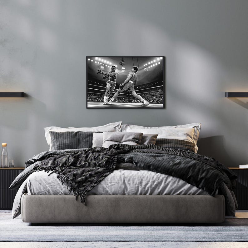 Muhammad Ali Poster, Muhammad Ali Print, Muhammad Ali Wall Art, Vintage ...