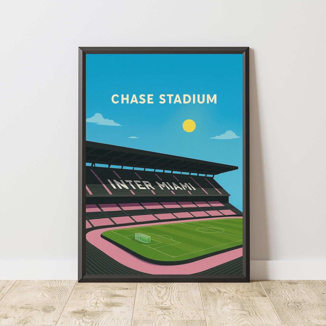 Soccer Stadium Poster, Soccer Stadium Print, Soccer Wall Art, Football ...