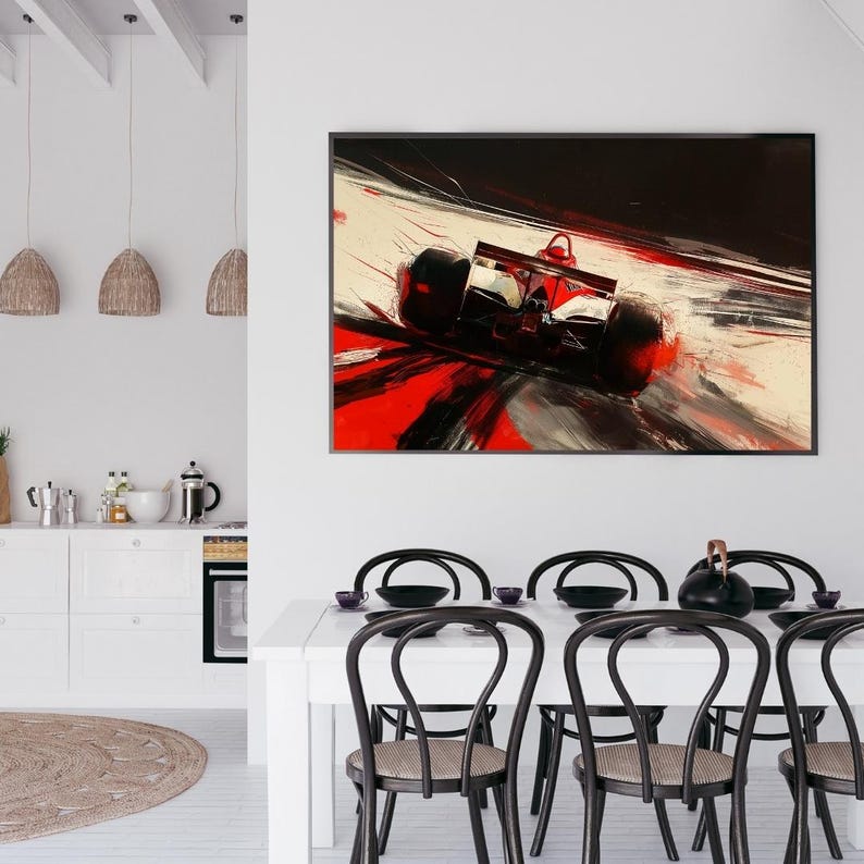 Formula 1 Poster, Formula 1 Print, Formula 1 Wall Art, Formula One ...