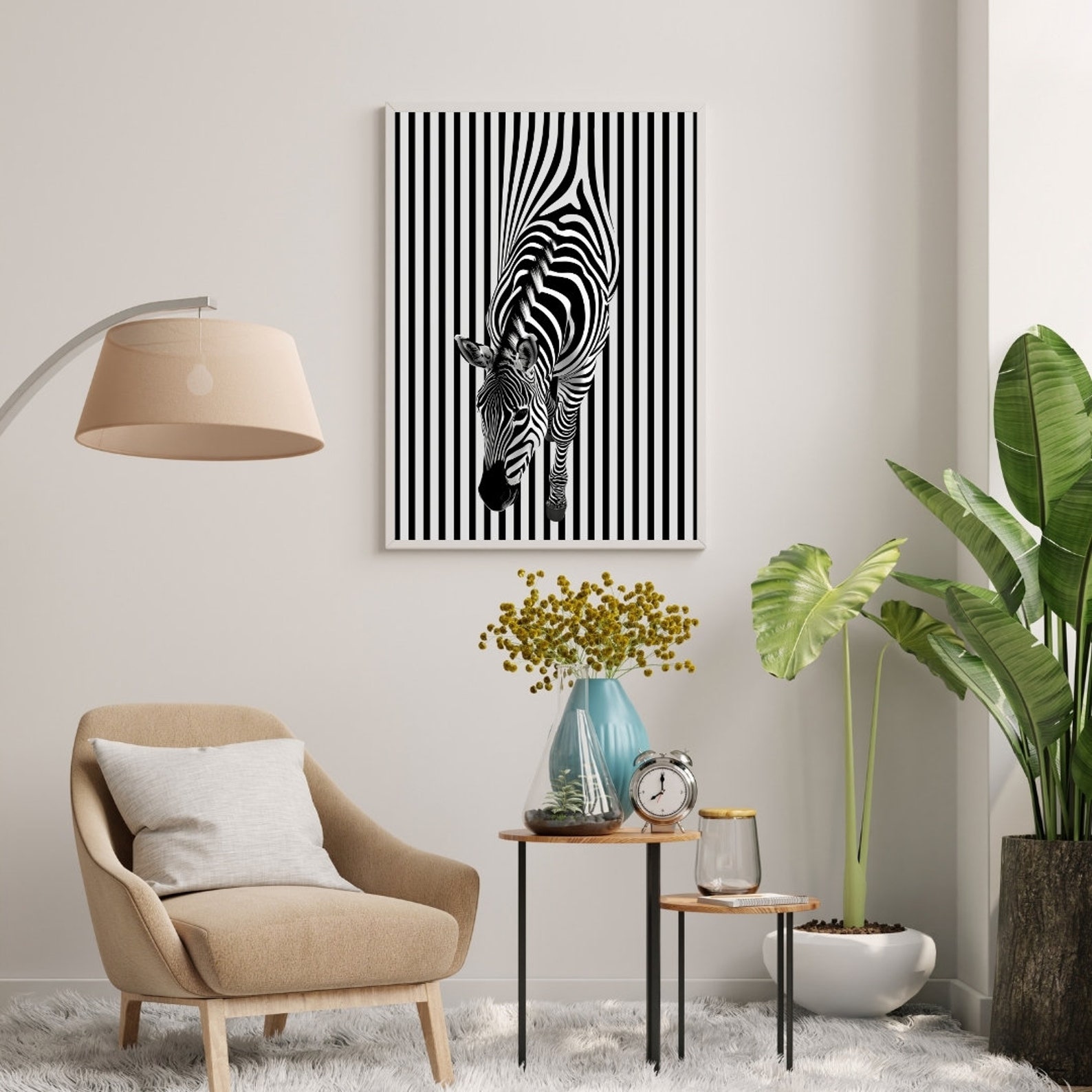 Zebra Poster, Zebra Print, Zebra Wall Art, Animal Poster, Animal Print ...