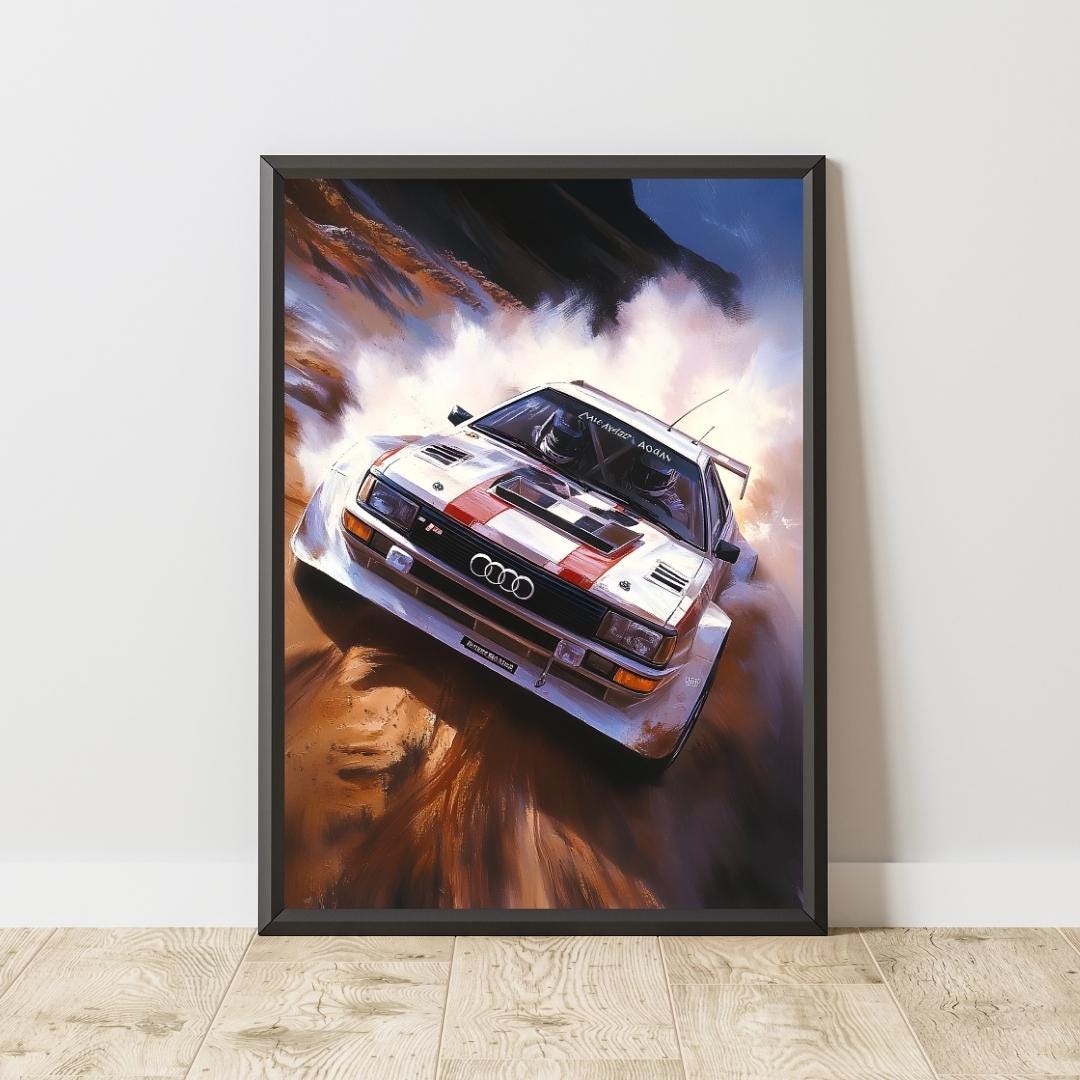 Audi Quattro S1 Poster, Audi Poster, Audi Print, Audi Wall Art, Sports ...