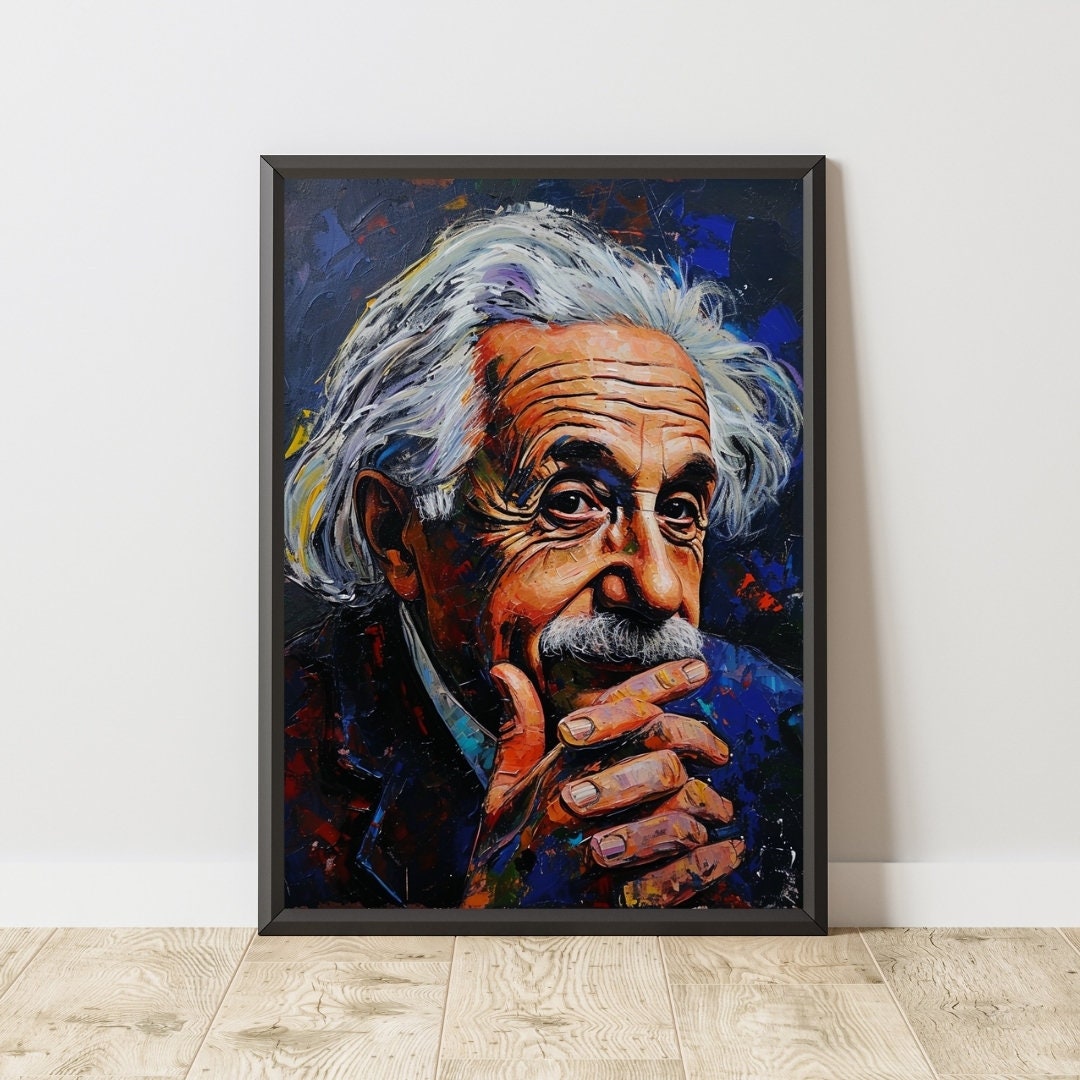 Albert Einstein Poster, Albert Einstein Print, Albert Einstein Wall Art ...