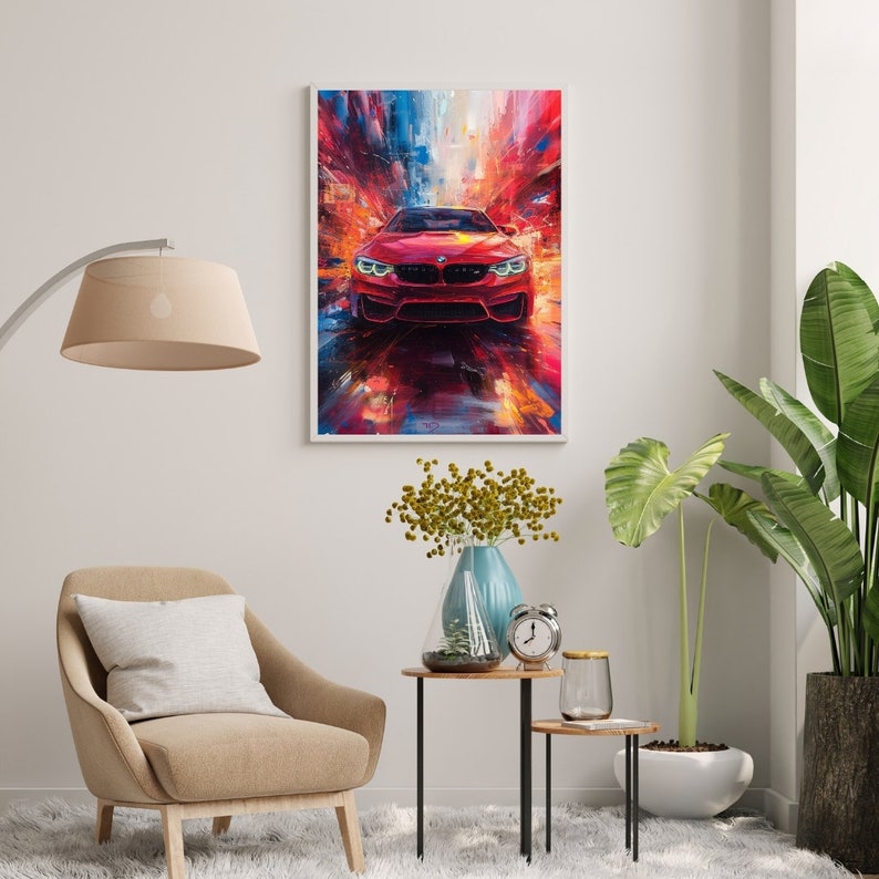 BMW Poster, BMW Print, BMW Wall Art, Sports Car Poster, Sports Car Print, Sports Car Wall Art ...