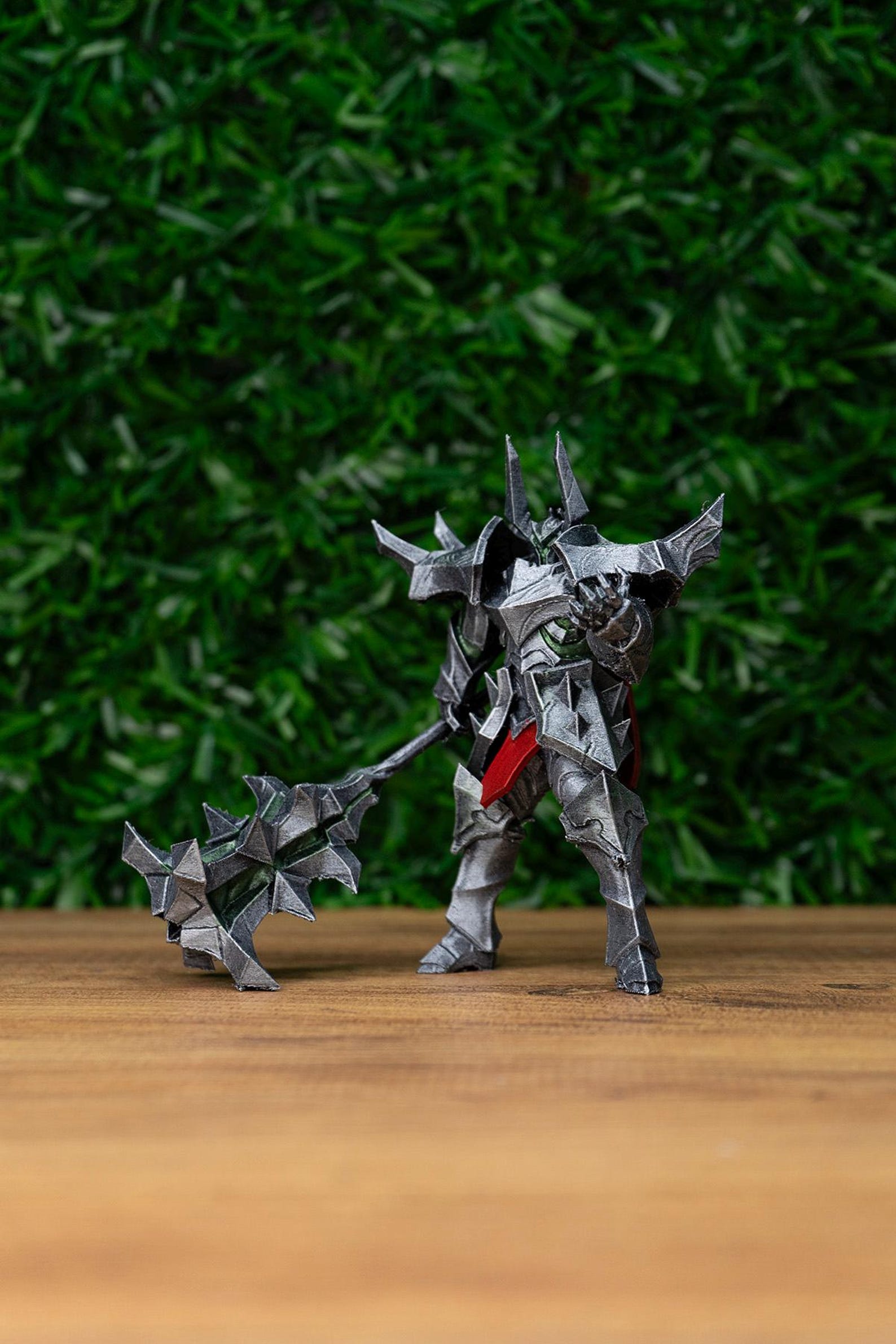 Mordekaiser Figure: League of Legends 3D Printed Metallic Acrylic - Etsy