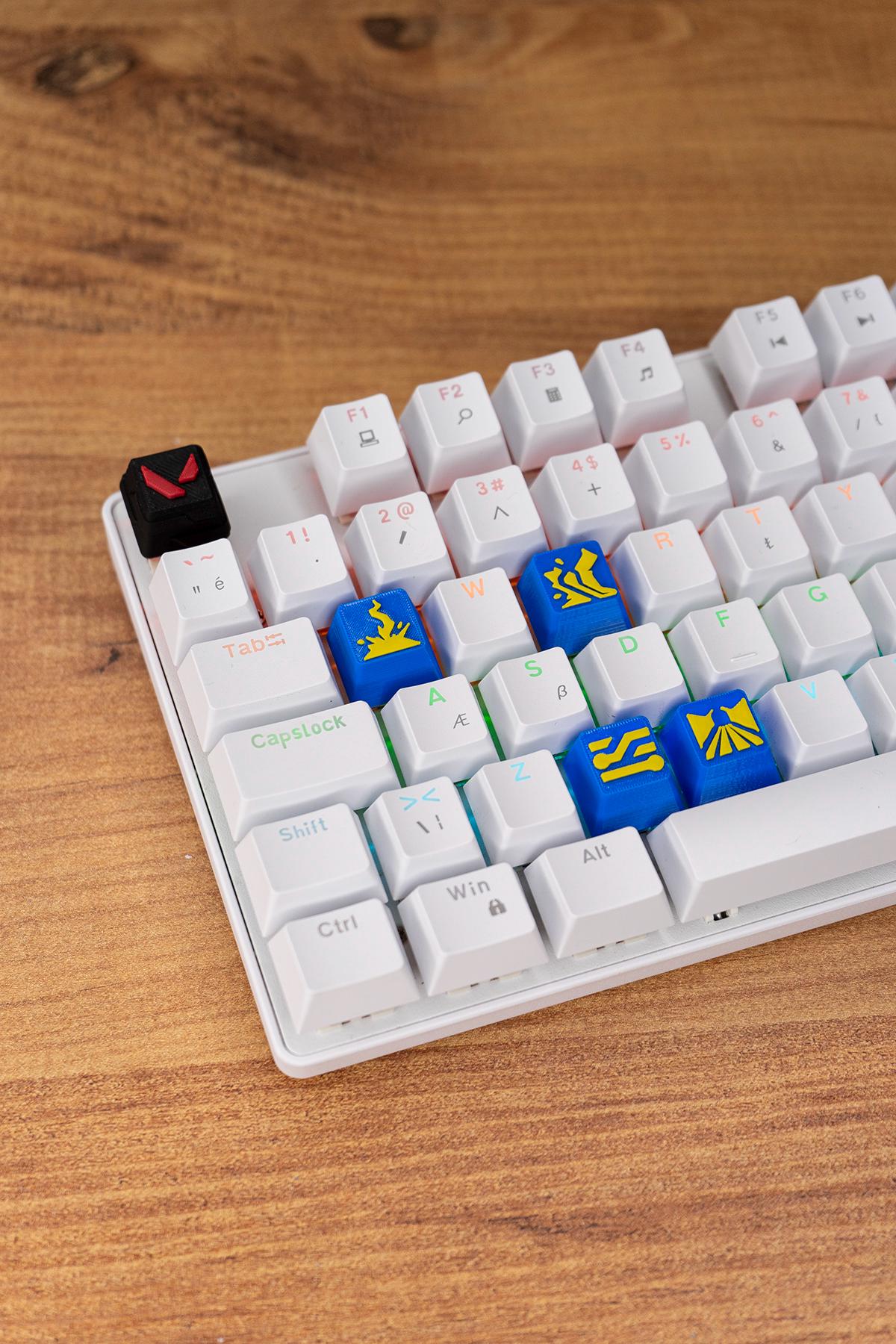 Valorant Keycaps - Agent Skills Keycaps - Cherry MX Switches - Gekko ...