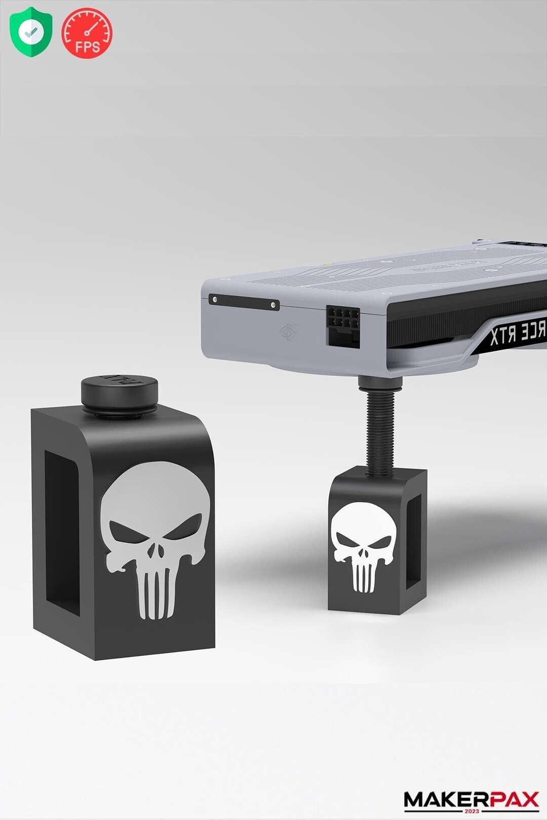 Anti-sag GPU Bracket - Black/white Square Serial - GPU Support - Gpu ...