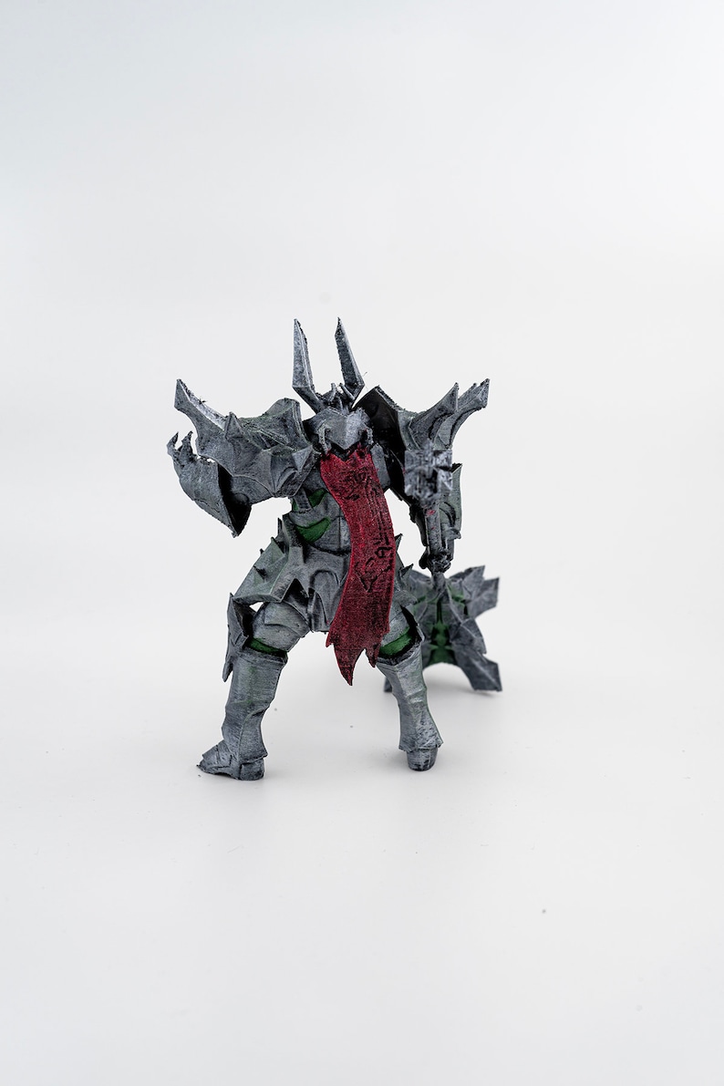Mordekaiser Figure: League of Legends 3D Printed Metallic Acrylic - Etsy