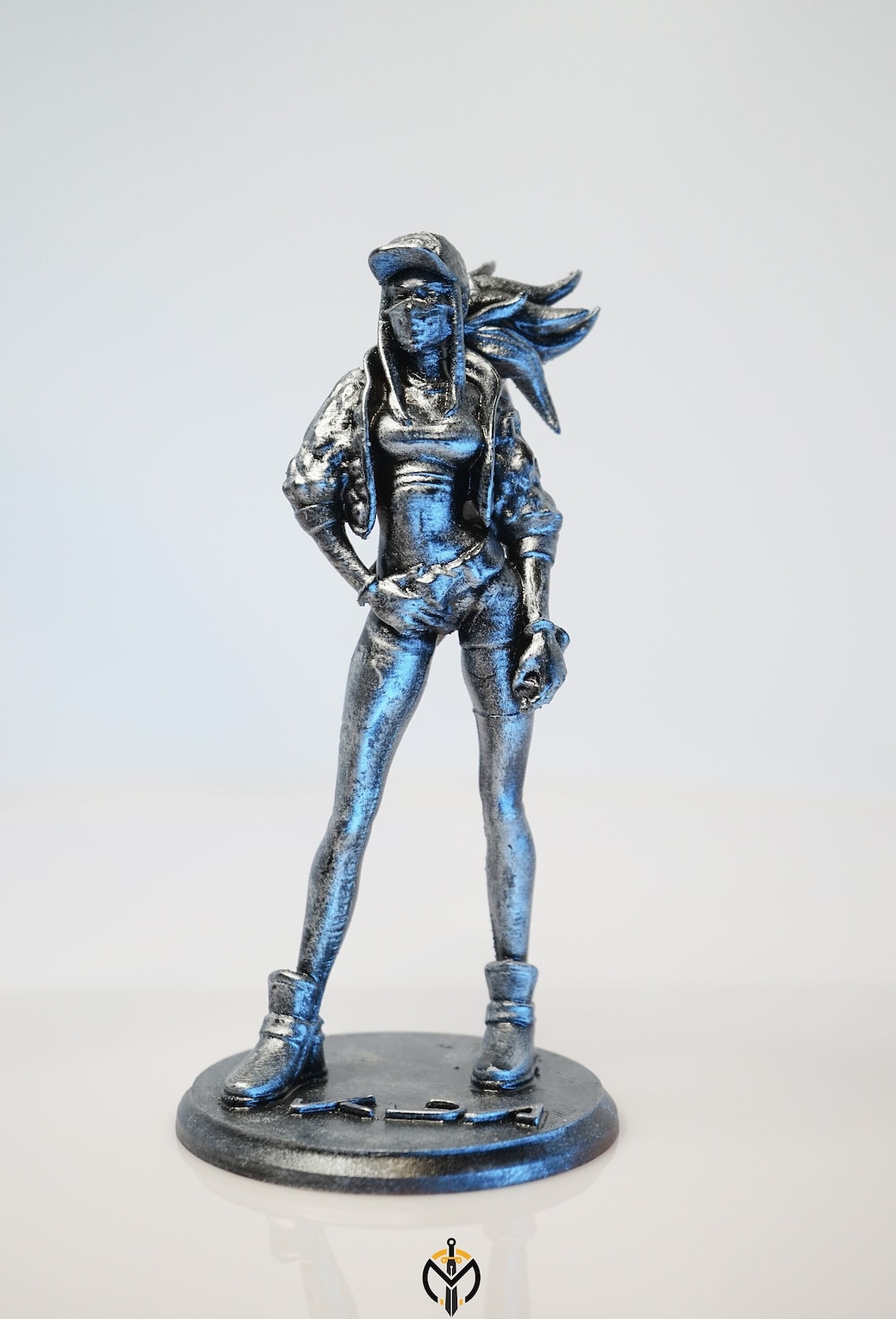 KDA Akali Metallic Color 3D Figure League of Legends Figure - Etsy
