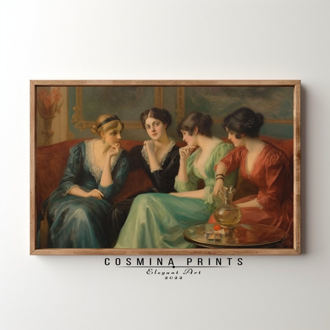 French Country Aesthetic Vintage Painting Bedroom Art Decor - Etsy