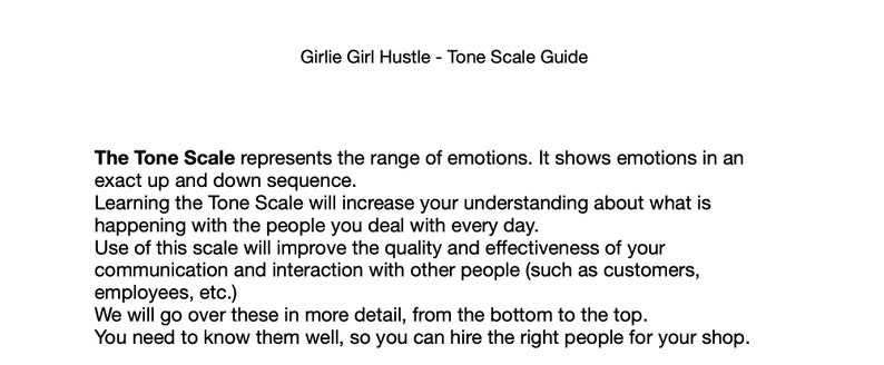 Tone Scale Guide (digital PDF) - Etsy