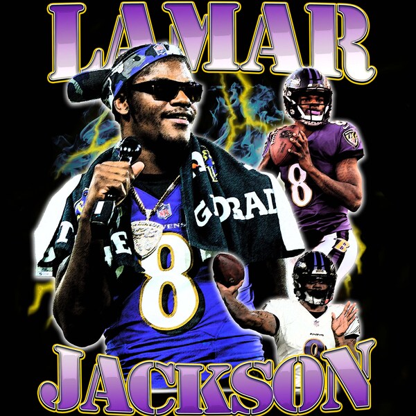 Lamar Jackson - Etsy