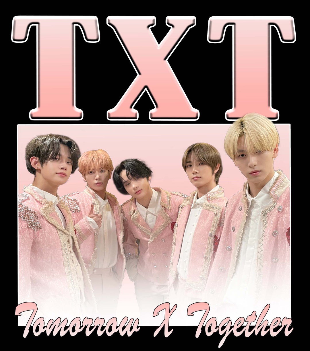 TXT T Shirt Design PNG Instant Download 300 Dpı Png - Etsy