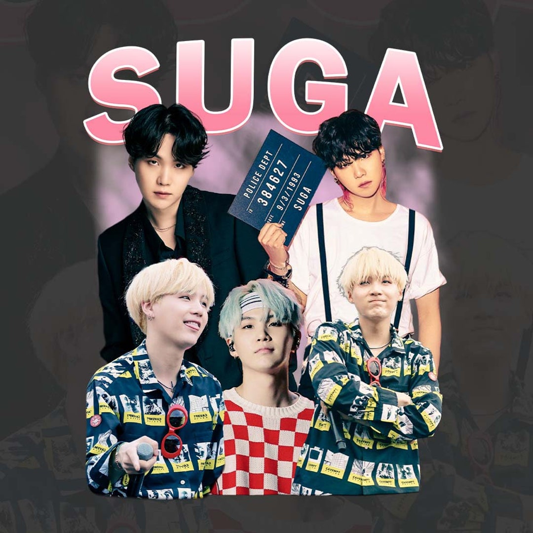 SUGA T Shirt Design PNG Instant Download 300 Dpı Png - Etsy