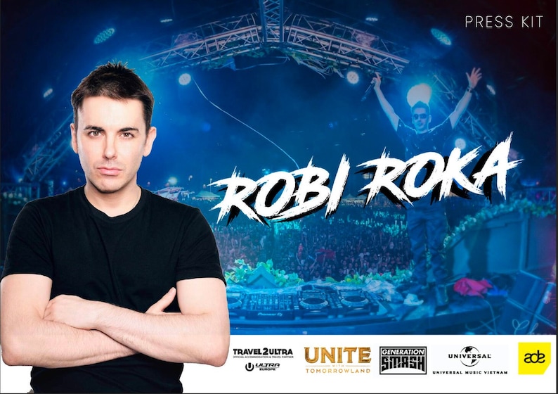 DJ Press Kit Template, EPK, 10 Page, Fully Customizable, Canva, Media ...