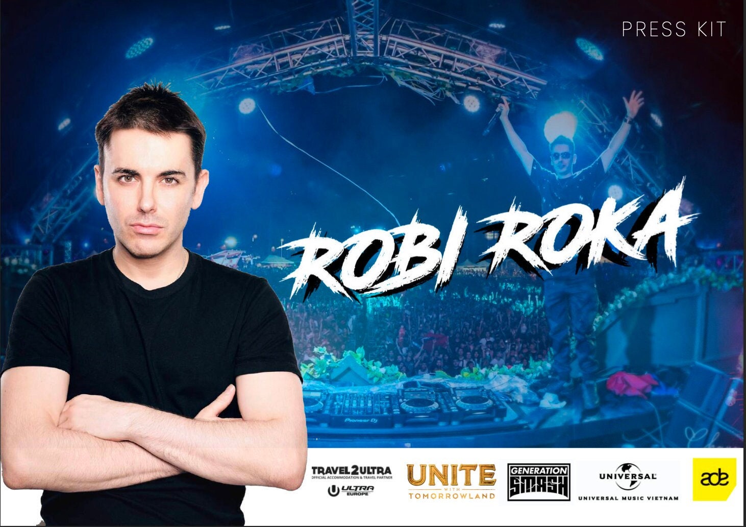 DJ Press Kit Template, EPK, 10 Page, Fully Customizable, Canva, Media ...