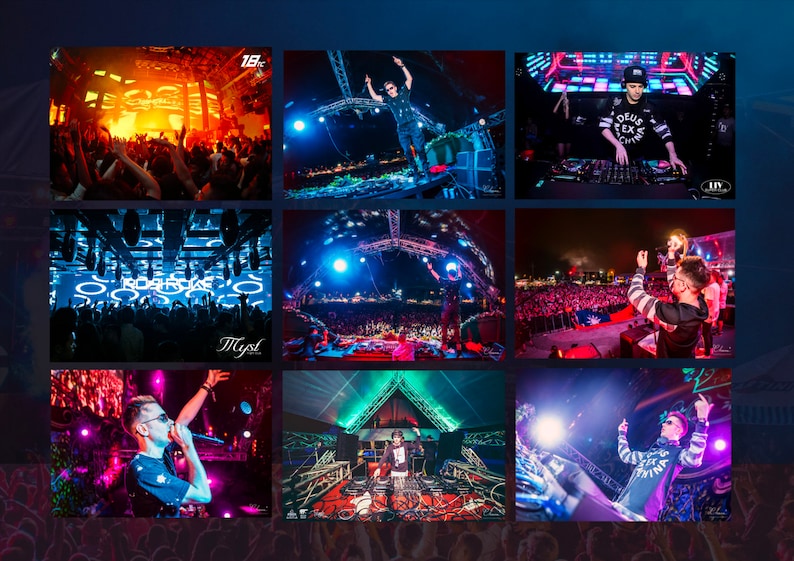 DJ Press Kit Template, EPK, 10 Page, Fully Customizable, Canva, Media ...