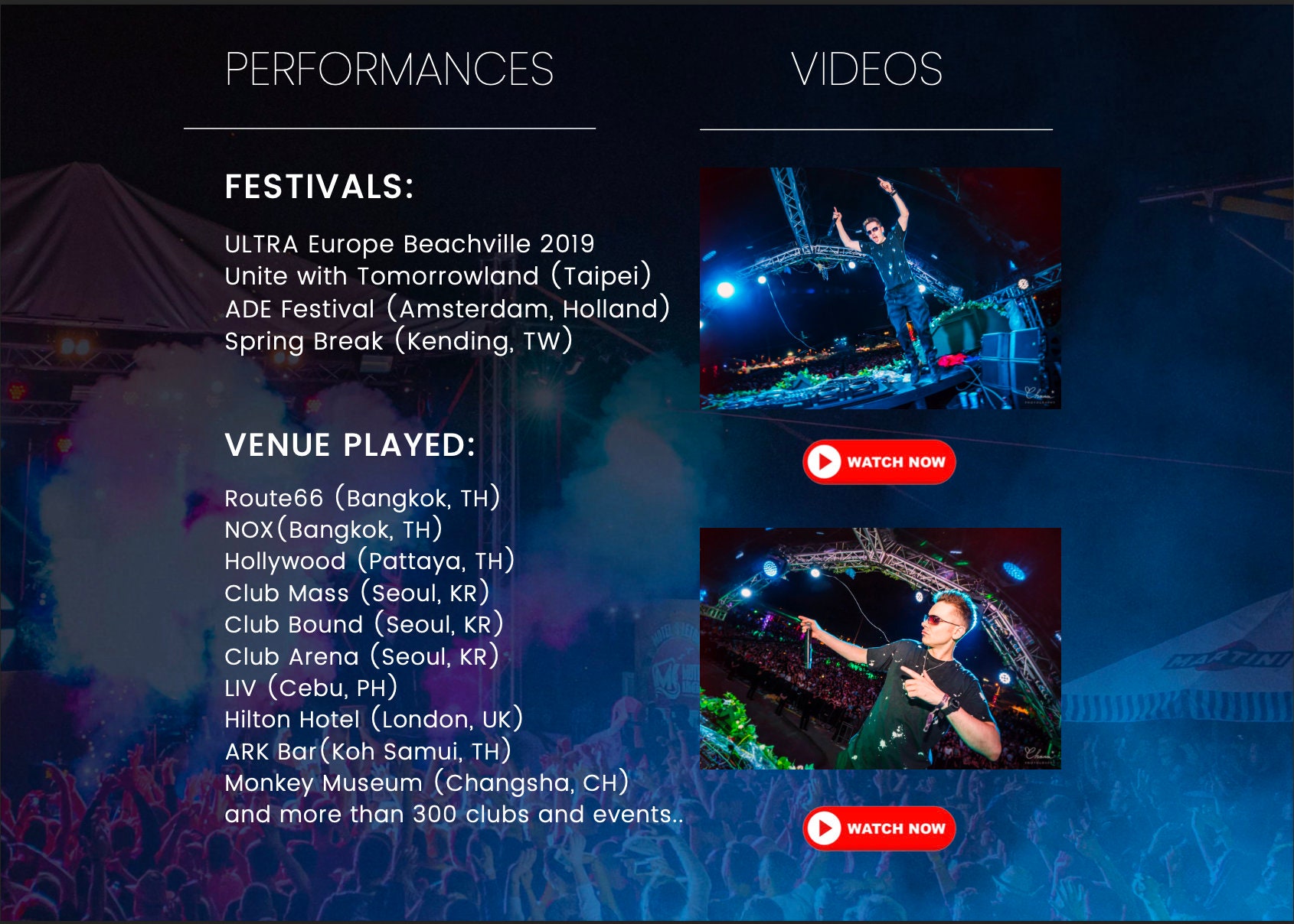 DJ Press Kit Template, EPK, 10 Page, Fully Customizable, Canva, Media ...