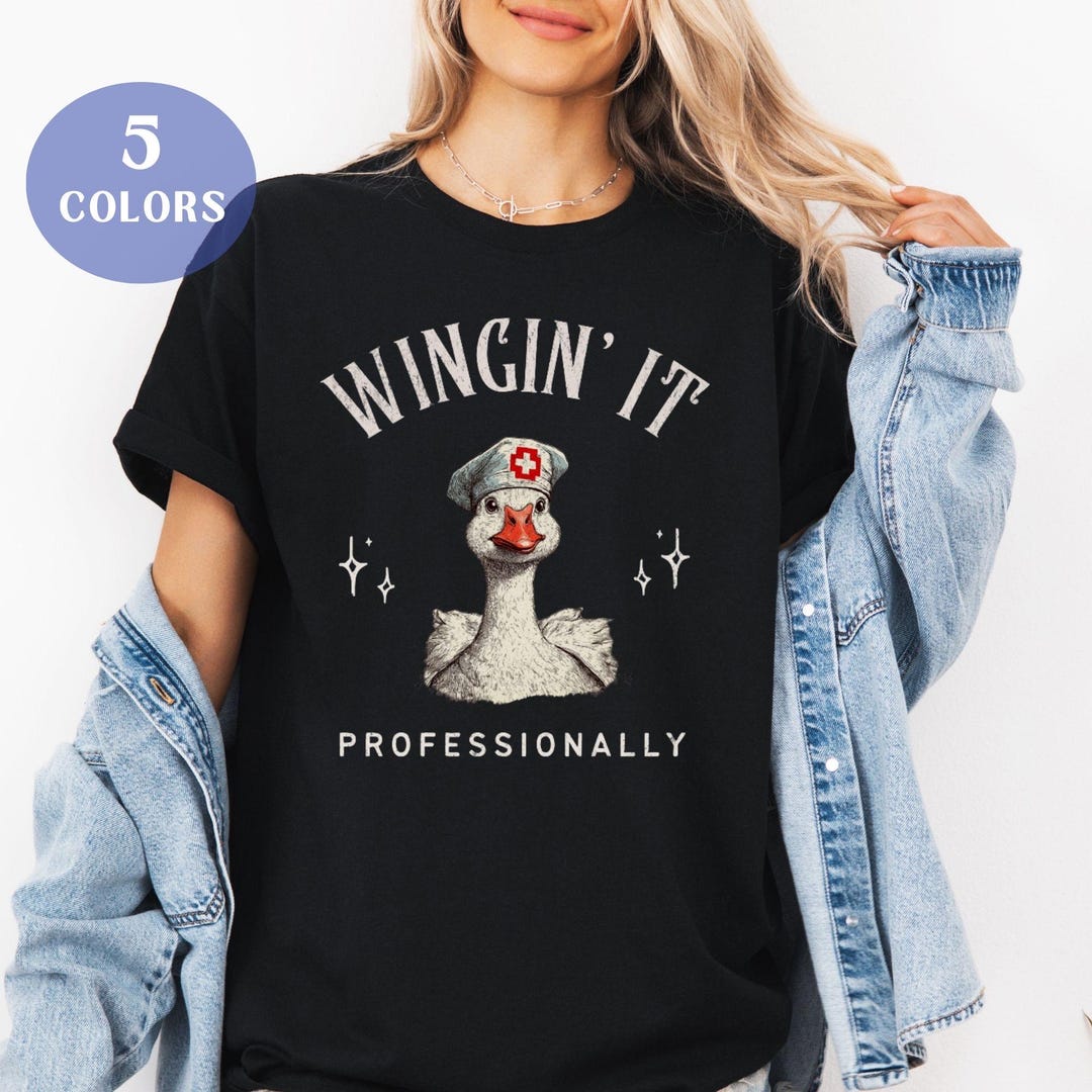 Trendy NICU Nurse Shirt, Silly Goose Neonatal Crew T-shirt, Registered ...